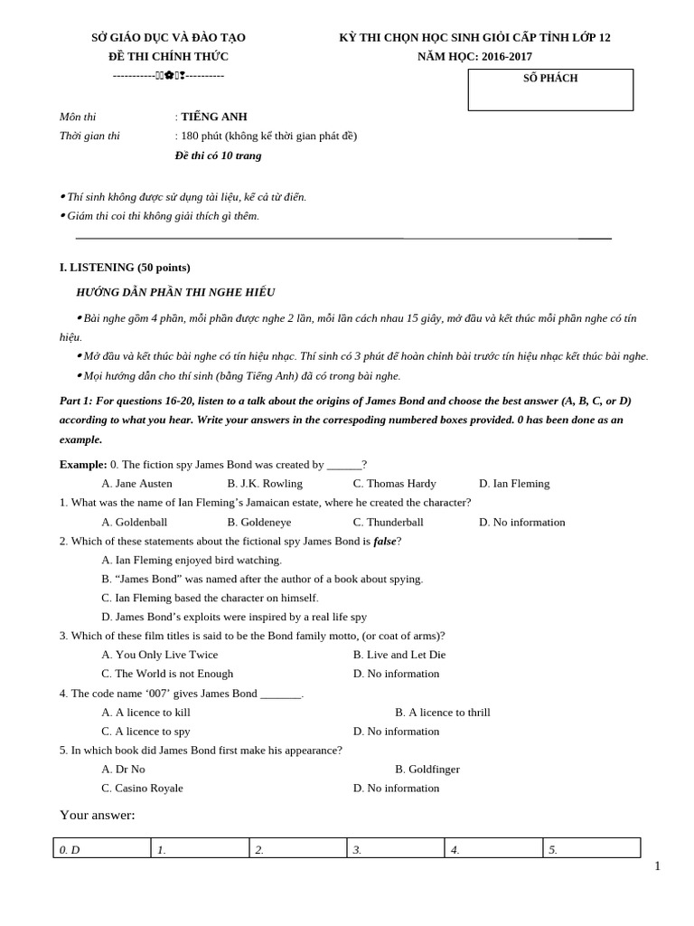 706753372-Đe-thi-HSG-ca-p-ti-nh-Tie-ng-Anh-12 | PDF | Smog