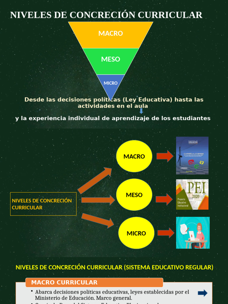 Diapositivas Niveles Concrecion Curricular 25 | PDF | Plan de estudios | Enseñando