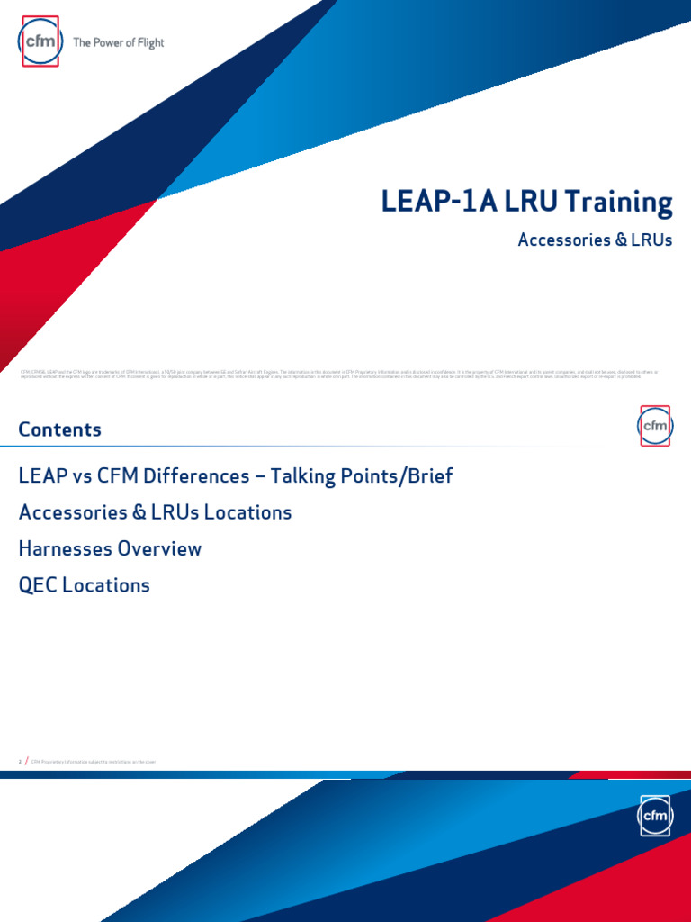 Leap-1a Lru Training | PDF | Propulsion | Rotating Machines