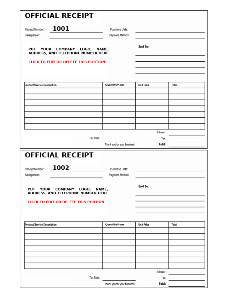 00 1 Official-Receipt | PDF