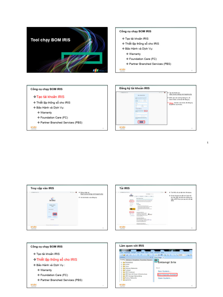IRIS Manual Guide | PDF