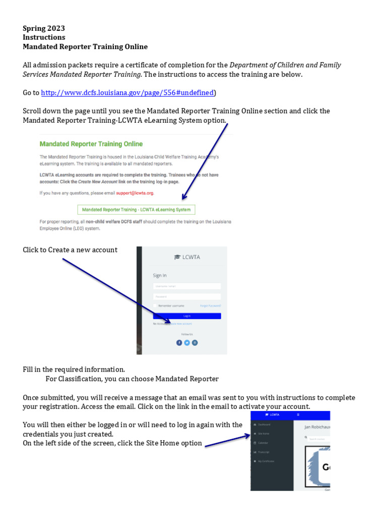 Mandated Reporter Training Guide 2023 | PDF