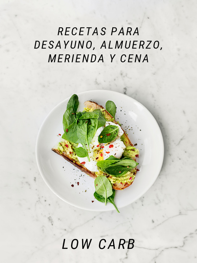 Recetas Low Carb para Cada Comida | PDF | ensalada | Cocina