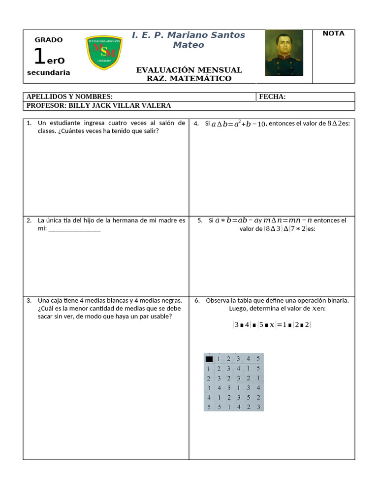 EVA MAR 2DO SEC RM | PDF