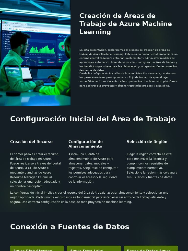 Creacion de Areas de Trabajo de Azure Machine Learning | PDF | Microsoft Azure | Aprendizaje ...