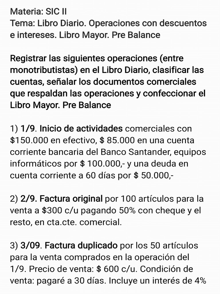SIC II Libro Diario y Mayor - 250326 - 105039 | PDF