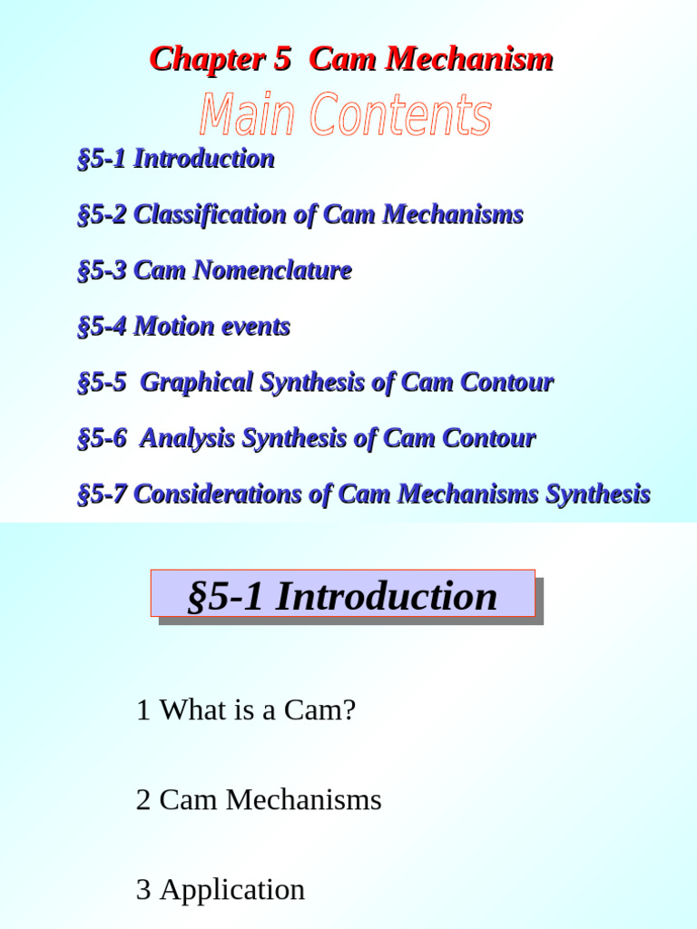 Cam Mechanism Design and Analysis | PDF | Machines | Mechanical Engineering