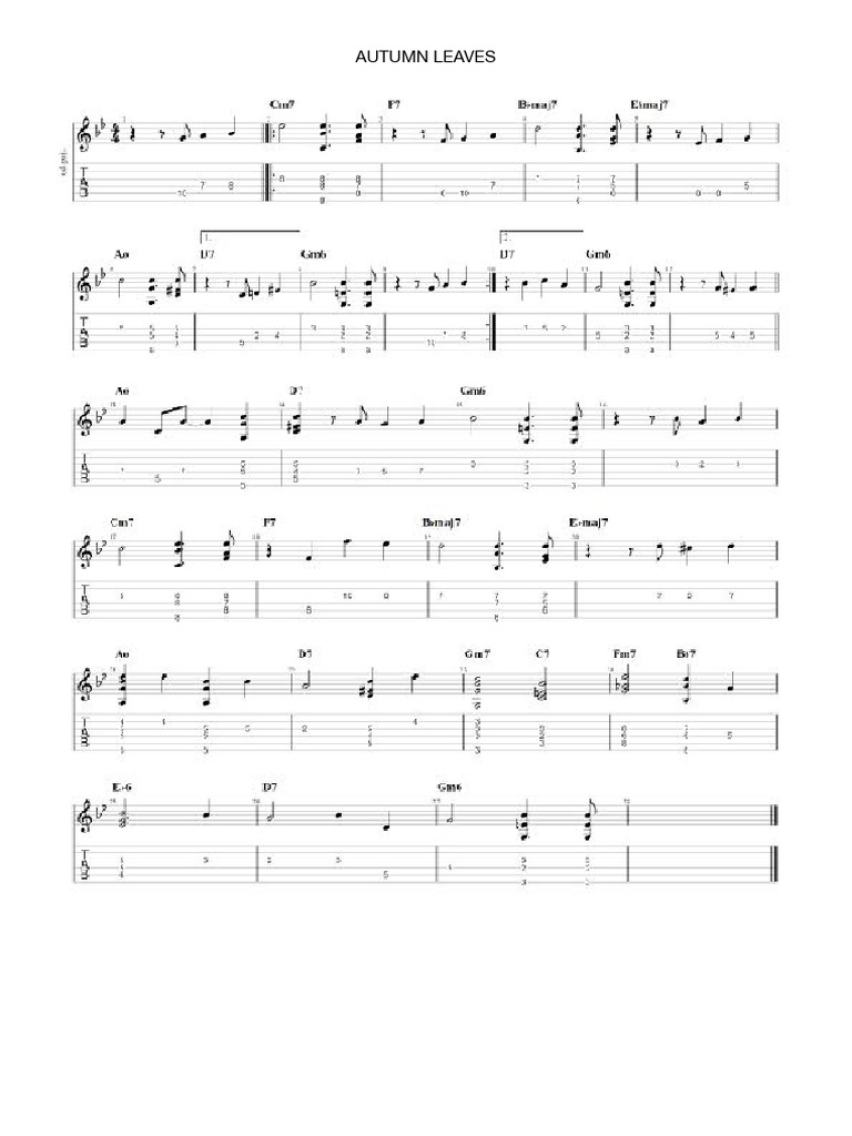 Autumn Leaves | PDF