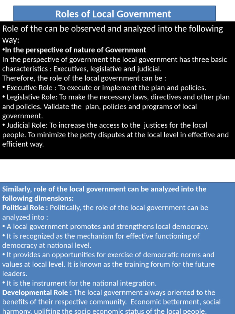 Roles and Responsibilities | PDF | Policy | Democracy