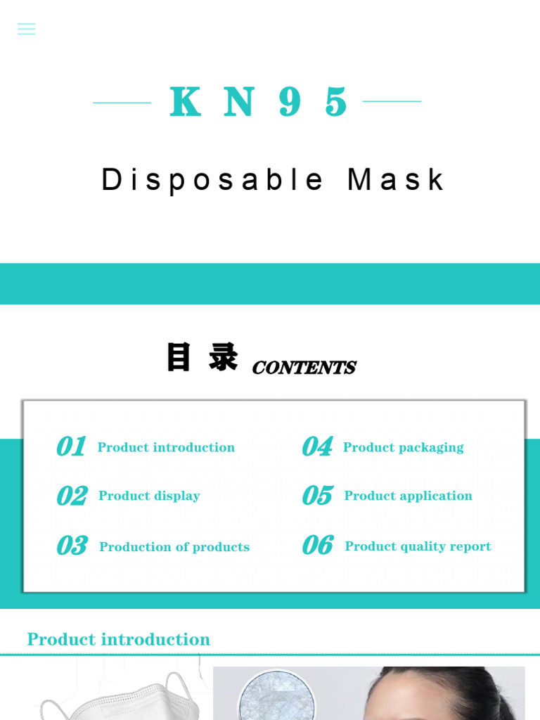 KN95 Mask DATA SHEET | PDF
