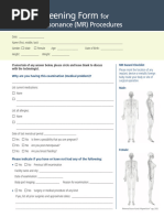 Imaging Request Form | PDF | Radiology | Medical Imaging