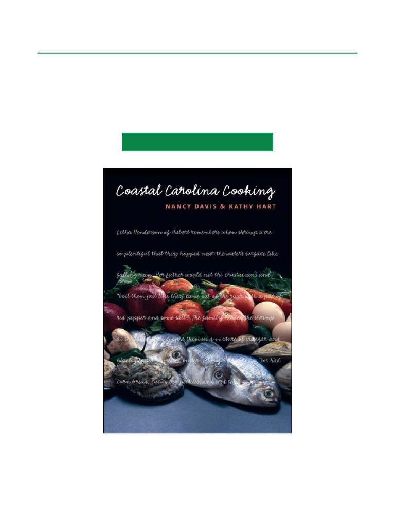 Coastal Carolina Cooking Guide | PDF