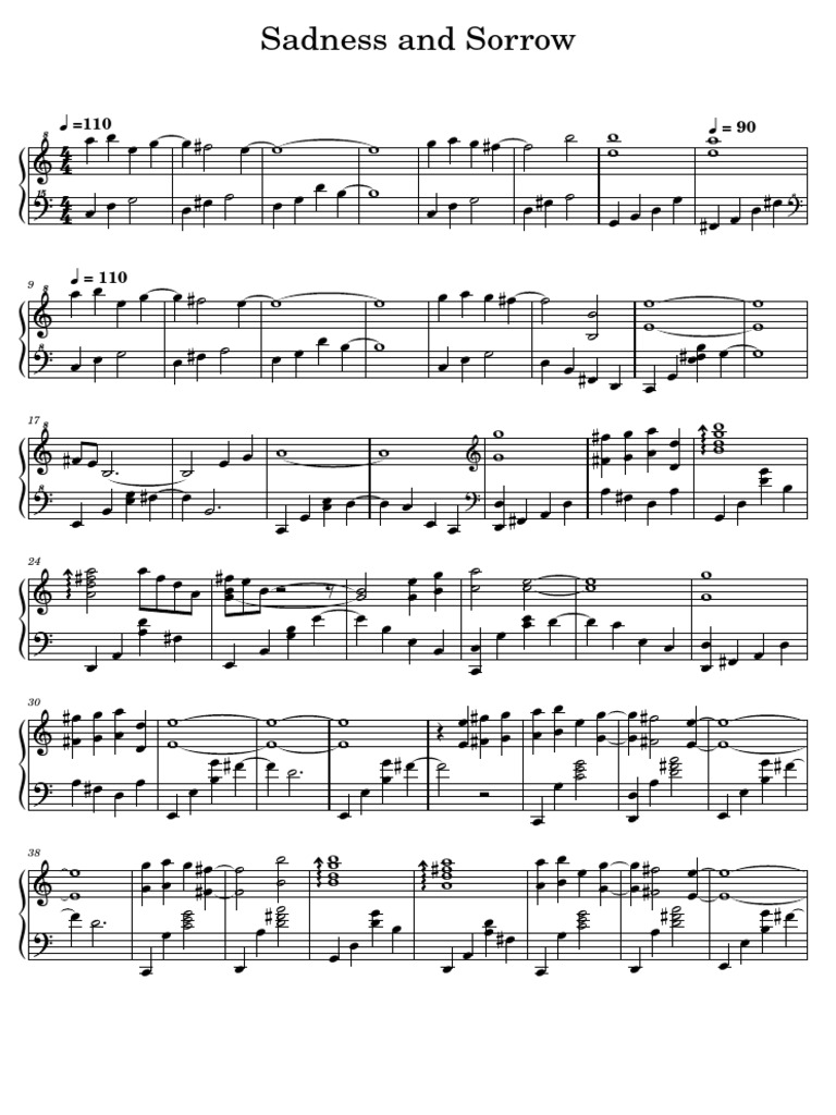 Sadness and Sorrow - 240827 - 231758 | PDF