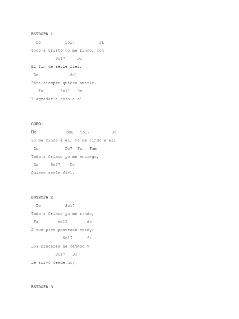 Yo Me Rindo | PDF