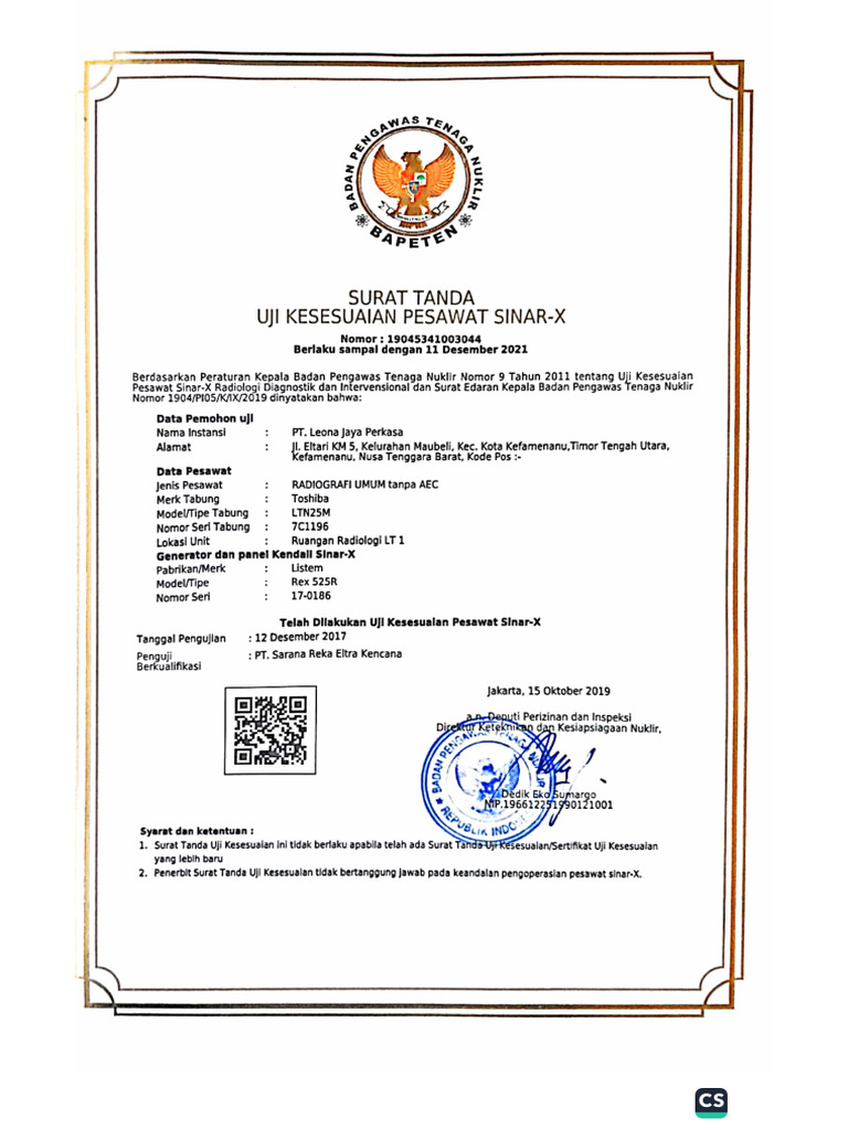 1c (1c) - Peralatan Dan Setifikat Kalibrasi Peralatan | PDF