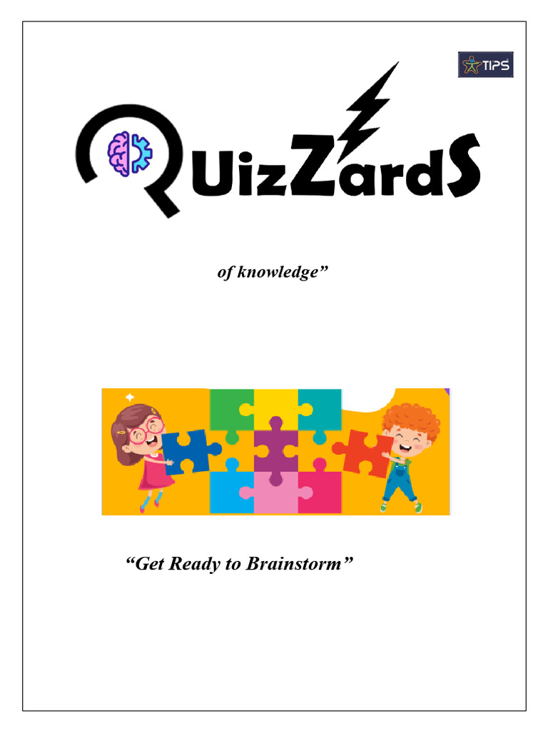 Grade 4 Quiz Booklet - QUIZZARDS - 2024-25 | PDF | Nasa | Numbers