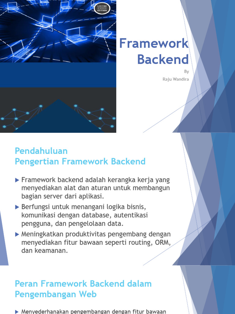 Panduan Framework Backend untuk Pengembang | PDF