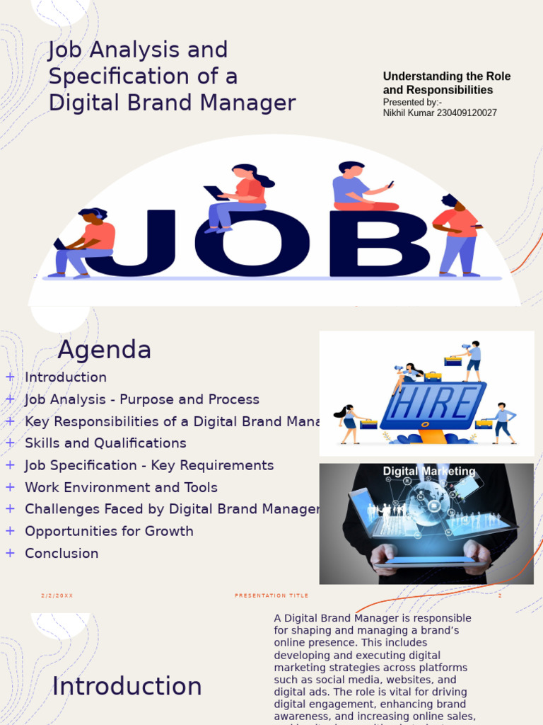 Digital Brand Manager Job Overview | PDF | Digital Marketing | Analytics