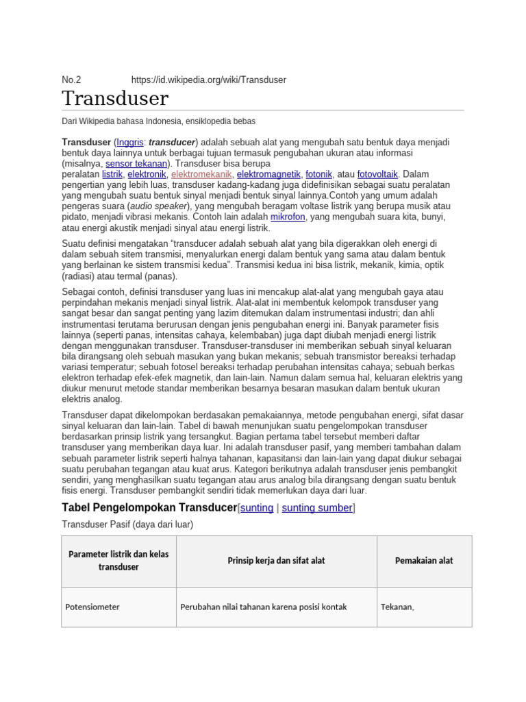 Sifat dan Jenis Kabel Transmisi Sinyal | PDF