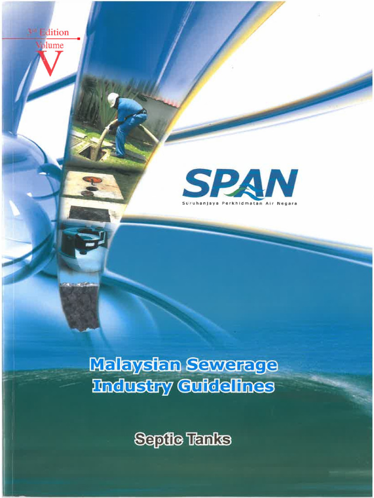 Malaysia Sewerage Guideline (Volumn V) - Spectic Tank | PDF