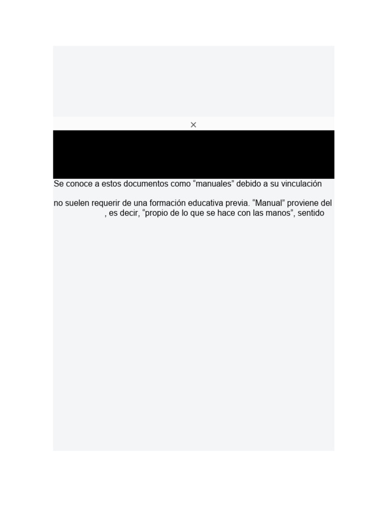 Definición y tipos de manuales | PDF