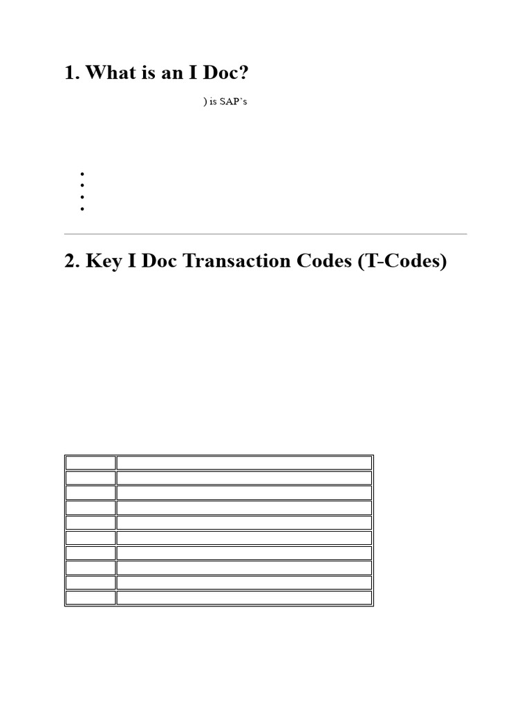 SAP IDocs (Intermediate Documents) | PDF | Electronic Data Interchange | Computer Engineering