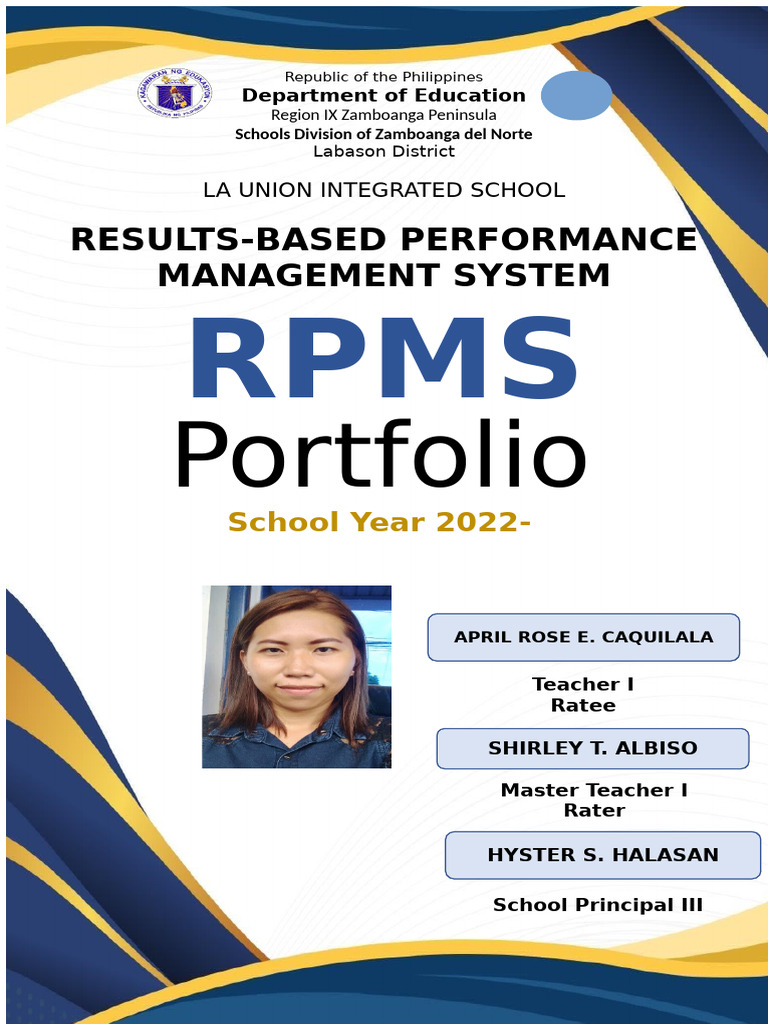 Cover Page RPMS | PDF