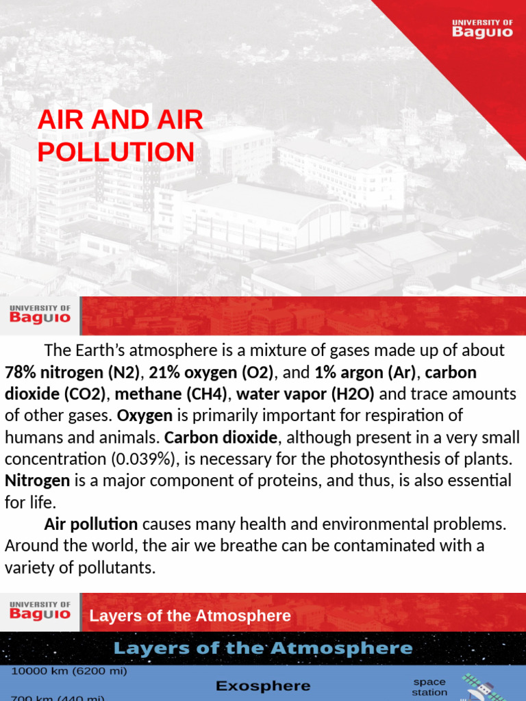 Chapter 9 - Air and Air Pollution | PDF | Atmosphere Of Earth | Air Pollution