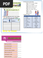 ESL Greetings and Farewell | PDF