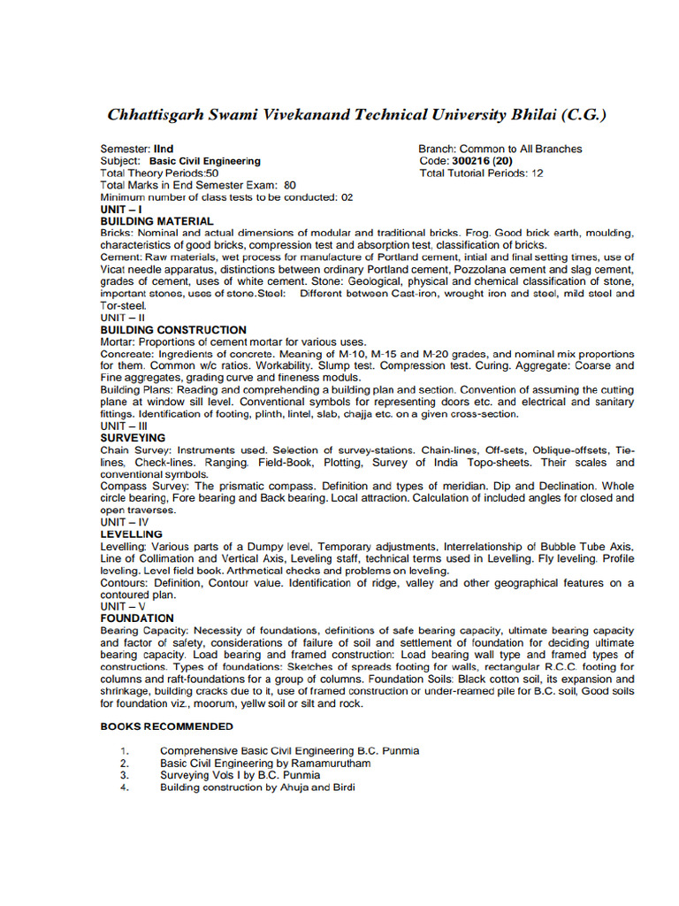 Introduction of Civil Engineering and Mechanics | PDF