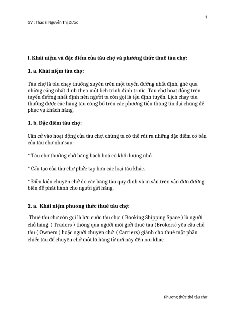 Tổng Hợp Vận Đơn - TTQT | PDF