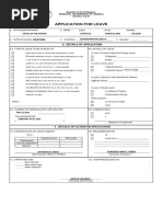 Leave Application Form Guidelines | PDF | Parental Leave | Sick Leave