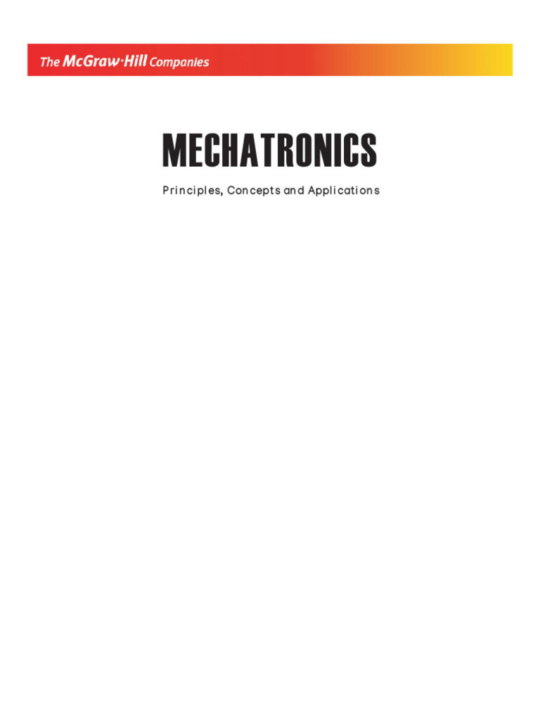 Mechatronics Principles Concepts and Applications - Compress | PDF | Mechatronics | Logic Gate