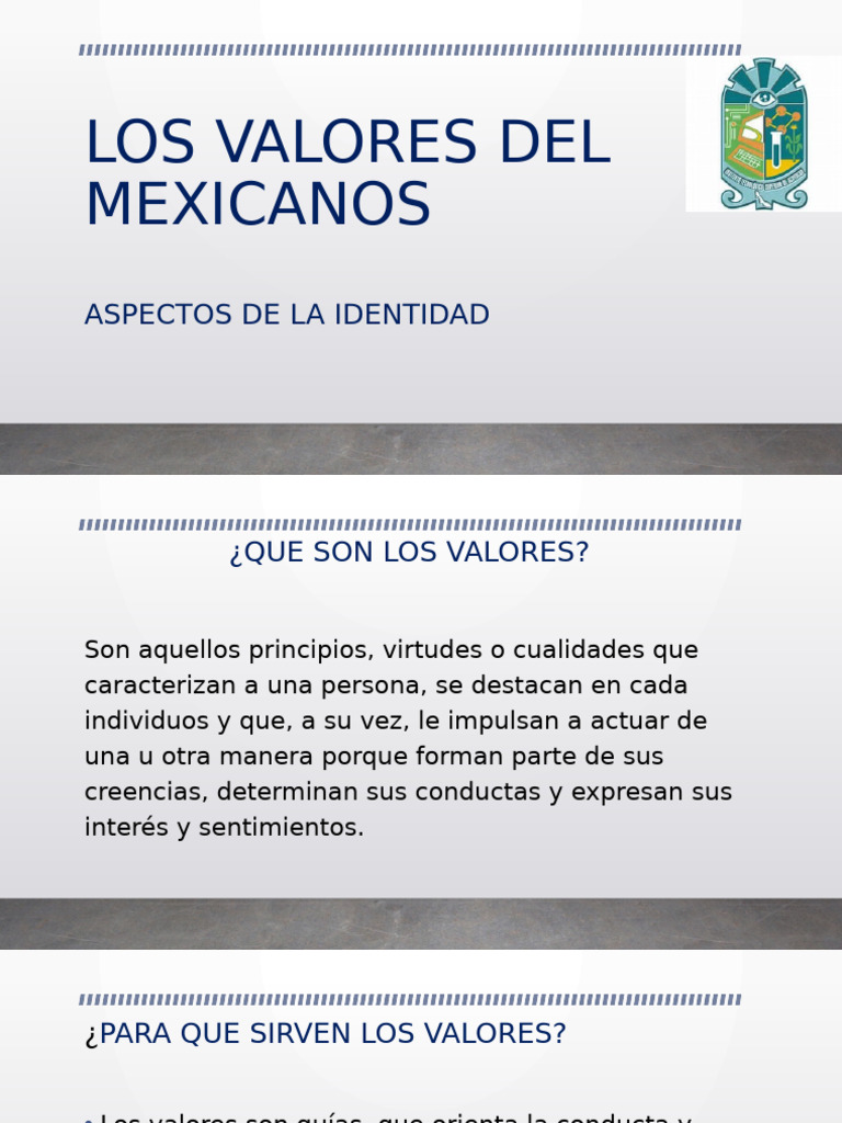 Los Valoresos Del Mexicanos | PDF | Comportamiento | Conocimiento