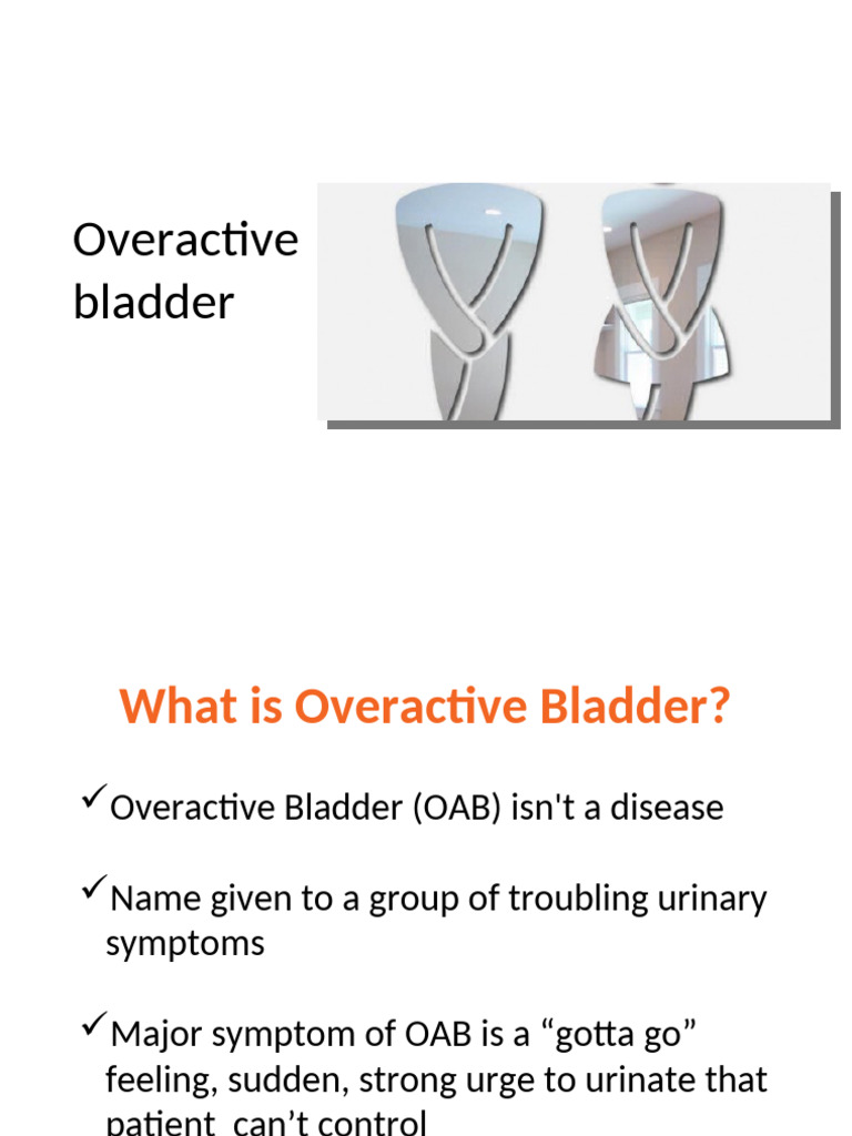 Overactive Bladder Patient Education | PDF | Urinary Incontinence ...
