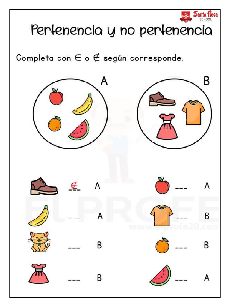 Pertenece No Pertenece | PDF