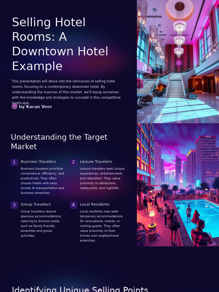 Selling Hotel Rooms: Strategies & Insights | PDF | Pricing | Hotel