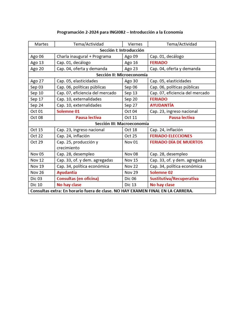 Programación 2-2024 - INGI082 | PDF