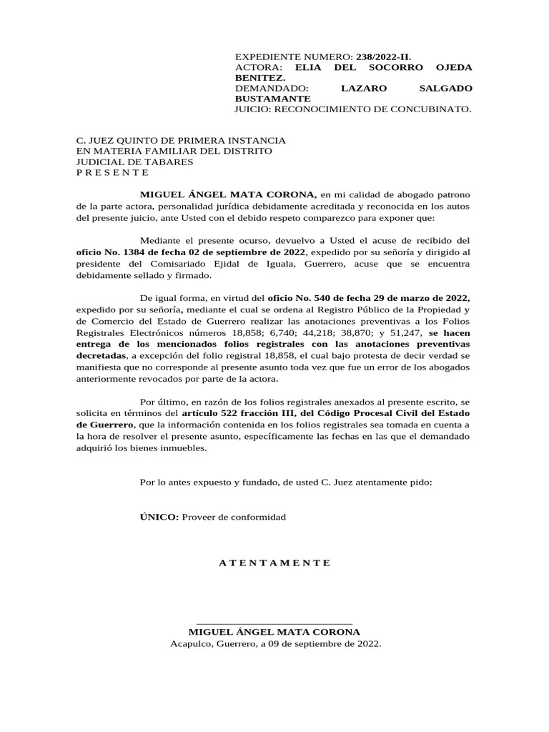 Devolver Acuse | PDF