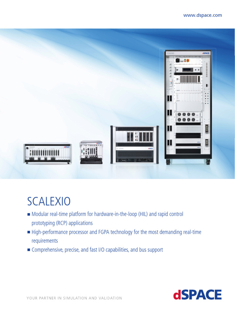 dSPACE SCALEXIO Product-Information 2022-10 EN | PDF | Field Programmable Gate Array | Computer ...