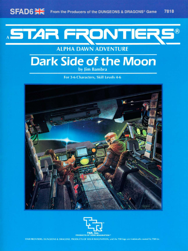 Star Frontiers Alpha Dawn - (TSR) - SFAD6 Dark Side of The Moon ...