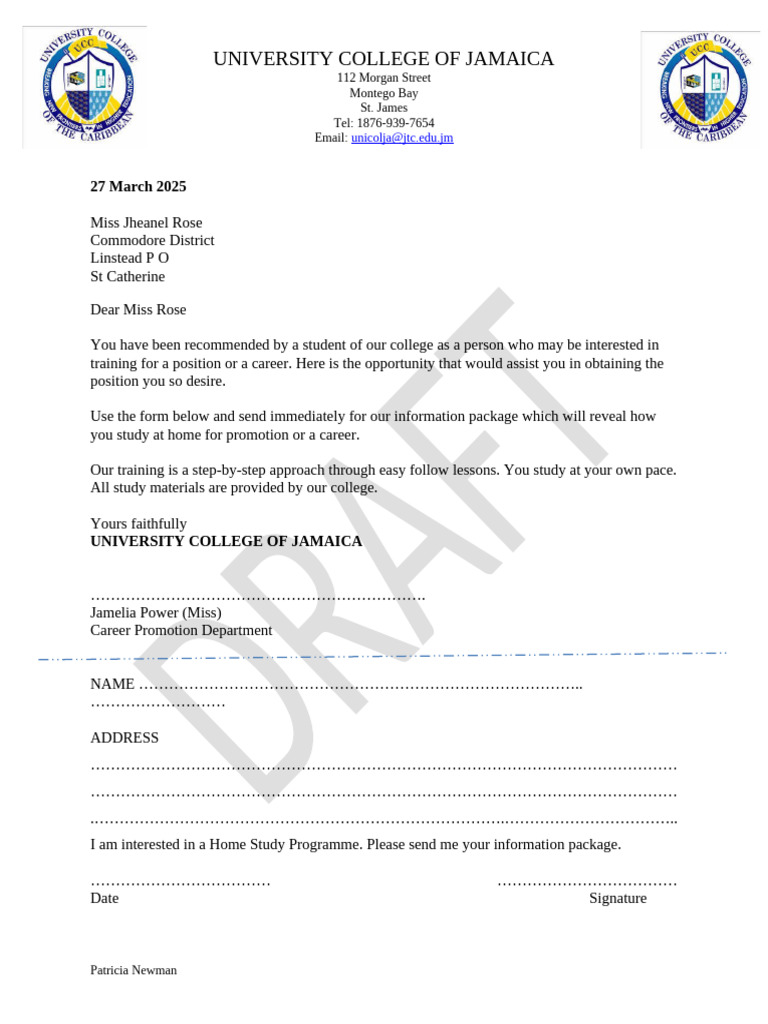 Circular Letter | PDF