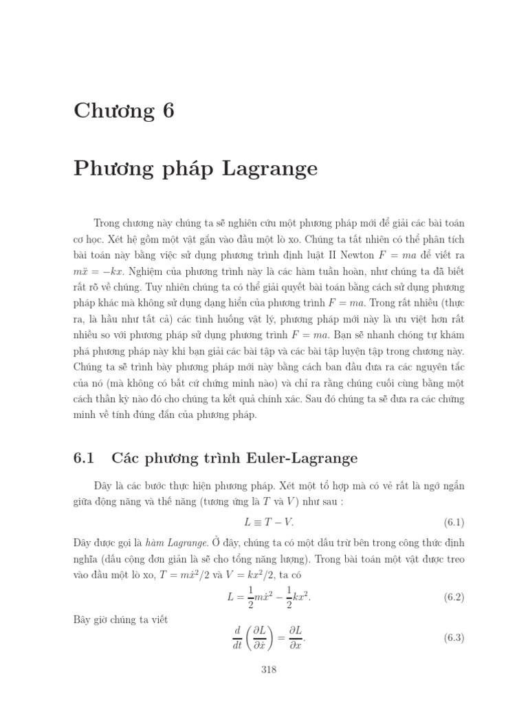 Cơ Morin PP Lagrange | PDF