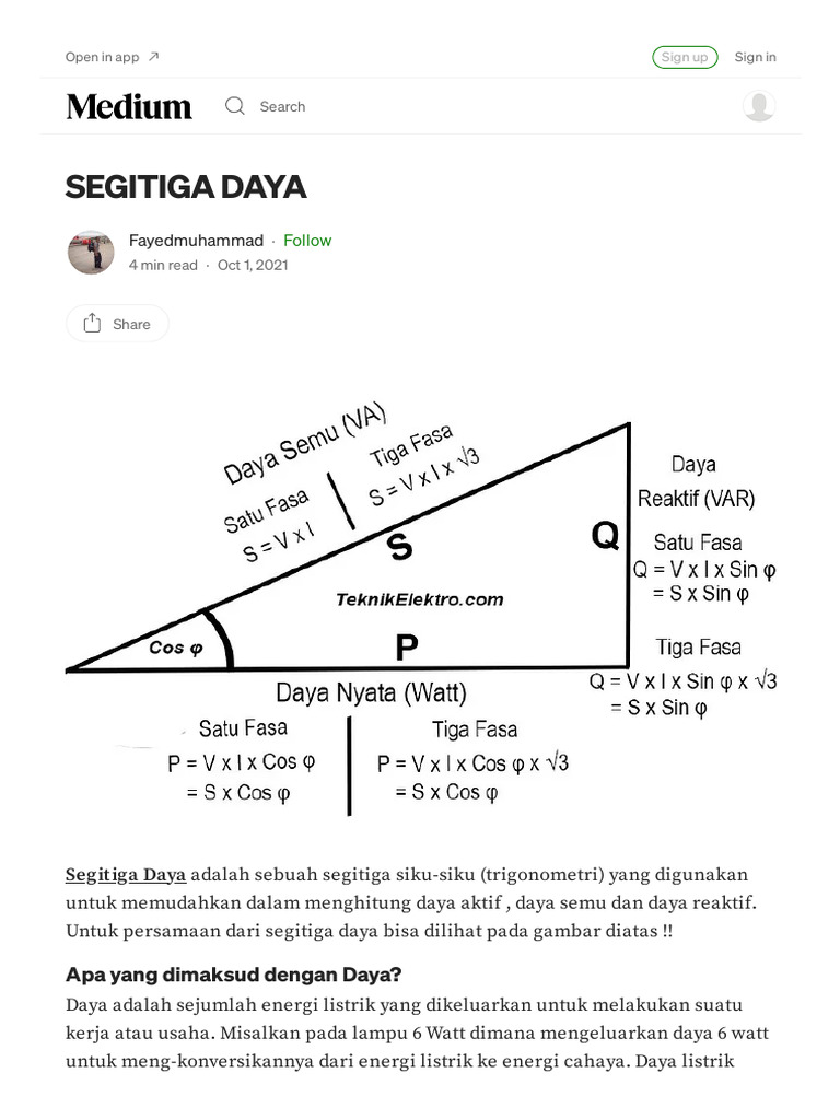 SEGITIGA DAYA. Segitiga Daya Adalah Sebuah Segitiga - by Fayedmuhammad - Medium | PDF