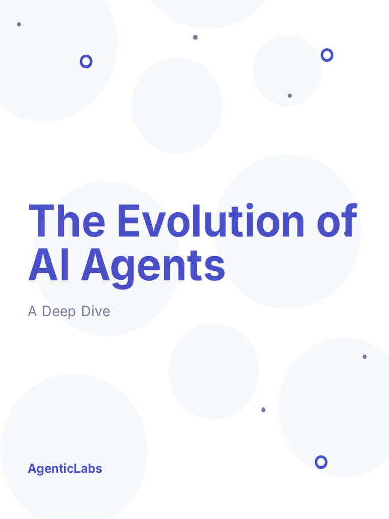 Evolution of AI Agents Explained | PDF