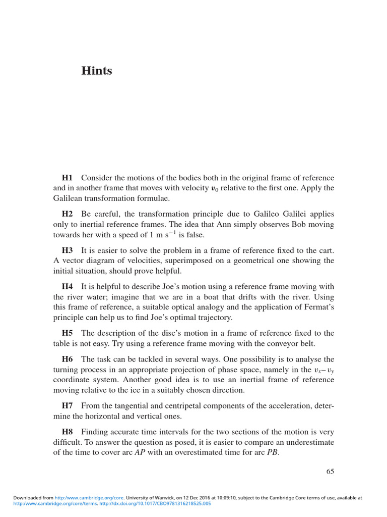 Physics Exercises and Problem-Solving Tips | PDF | Angular Momentum | Force