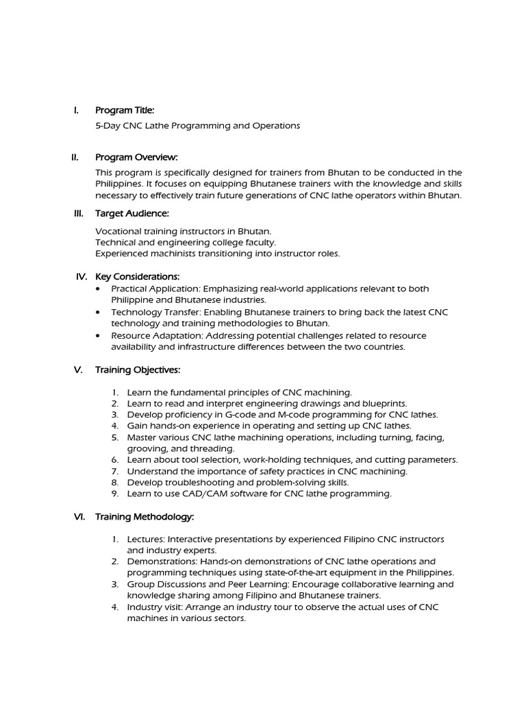 CNC-LATHE-PROGRAMMING-OPERATIONS_v1 | PDF | Numerical Control | Machining