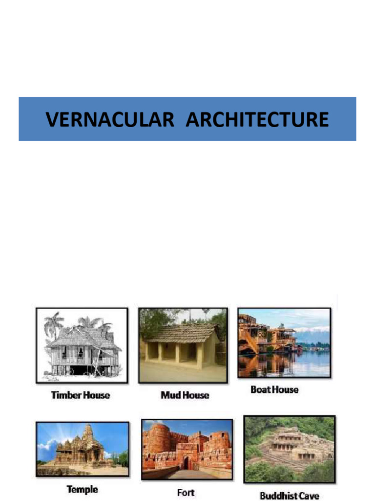 Vernacular Unit 1 | PDF
