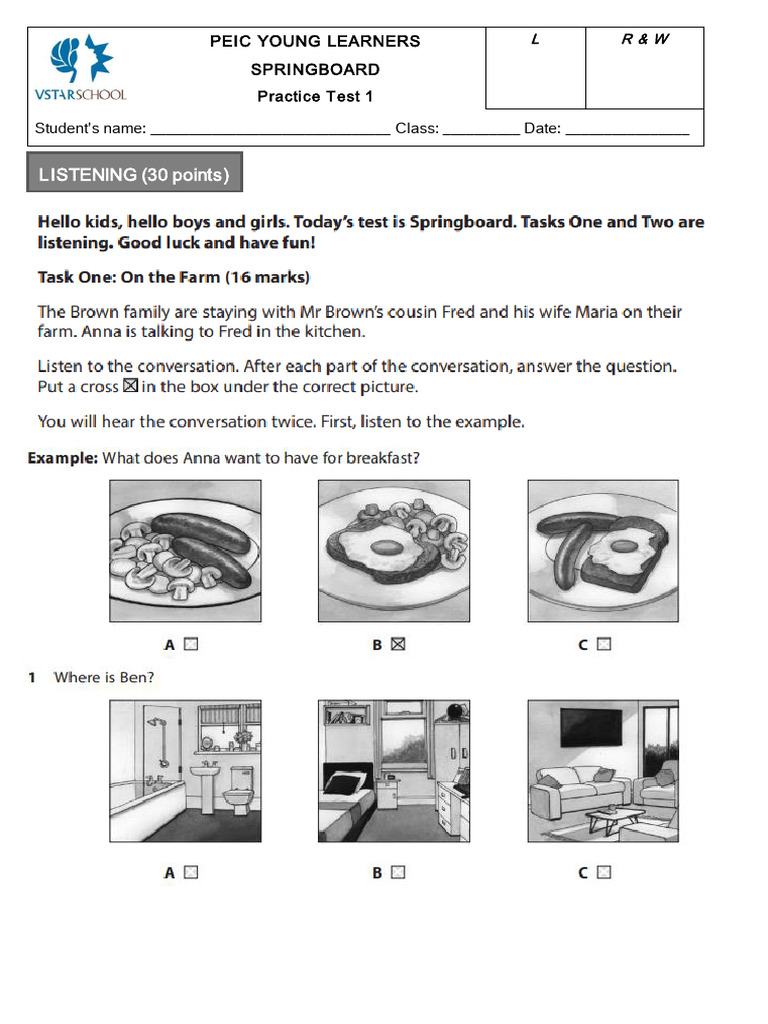 Springboard 1 - Printed | PDF