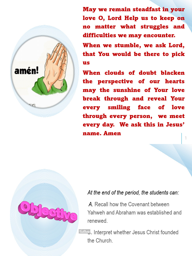 PRELIMI.-preLIMINARY - The Church Biblical Foundation-01 | PDF | Jesus ...